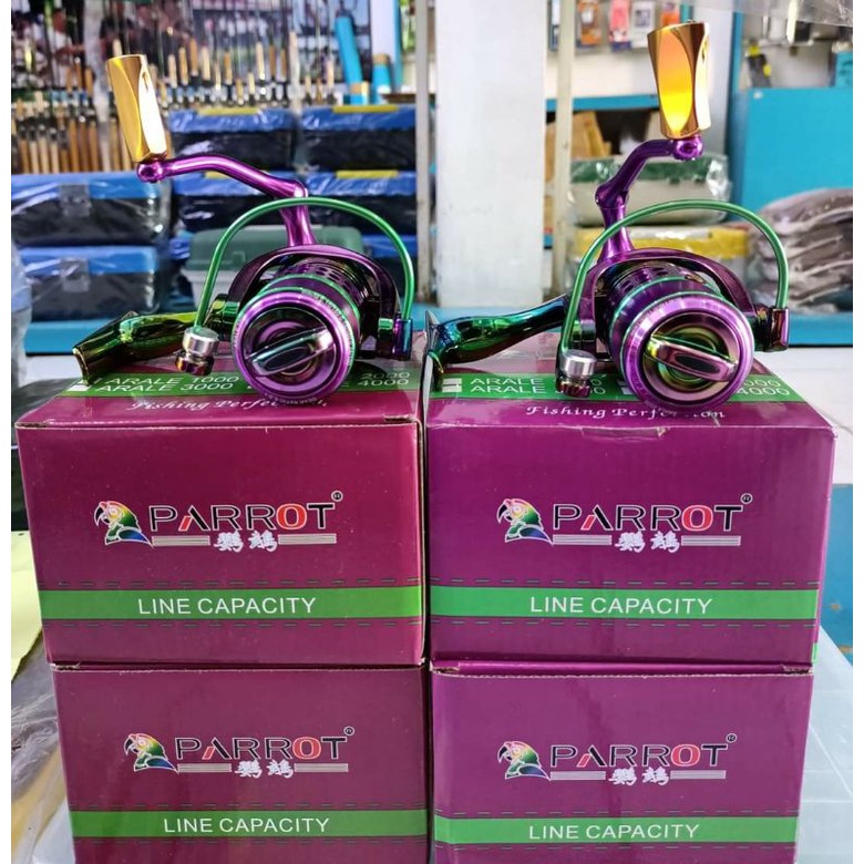 รอก PARROT รุ่น ARALE #(SPINNING REEL:PROFESSIONAL)เบอร์1000หรือ2000 ...