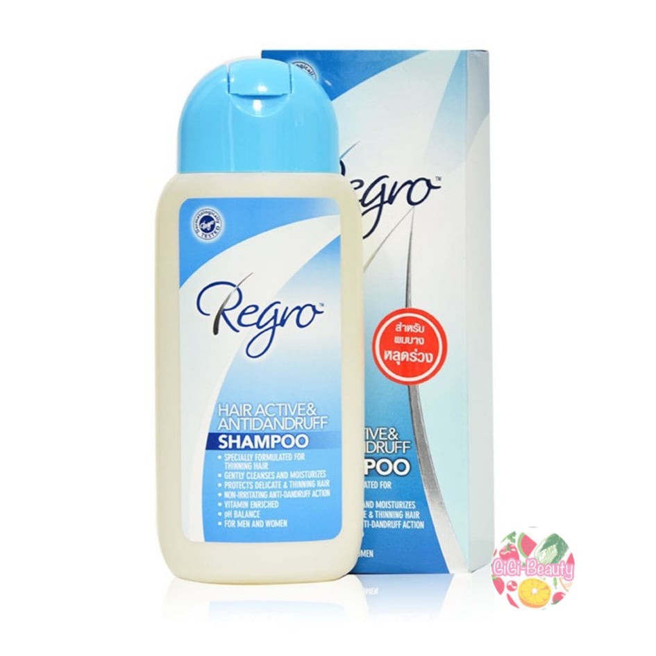 Regro Hair Active & Antidandruff Shampoo รังแค 200 ml แชมพูลดปัญหาผม ...