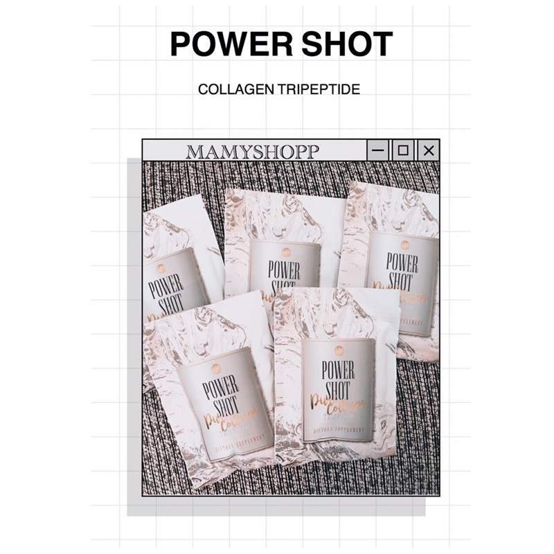 POWER SHOT pure Collagen TRIPEPTIDE แท้ | Shopee Thailand