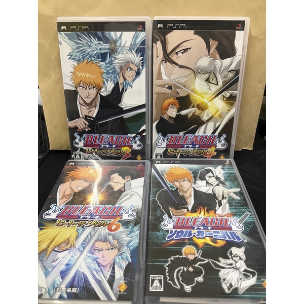 แผ่นแท้ [PSP] รวมทุกภาค Bleach Portable (Japan) Heat the Soul 1 2 3 4 5 ...