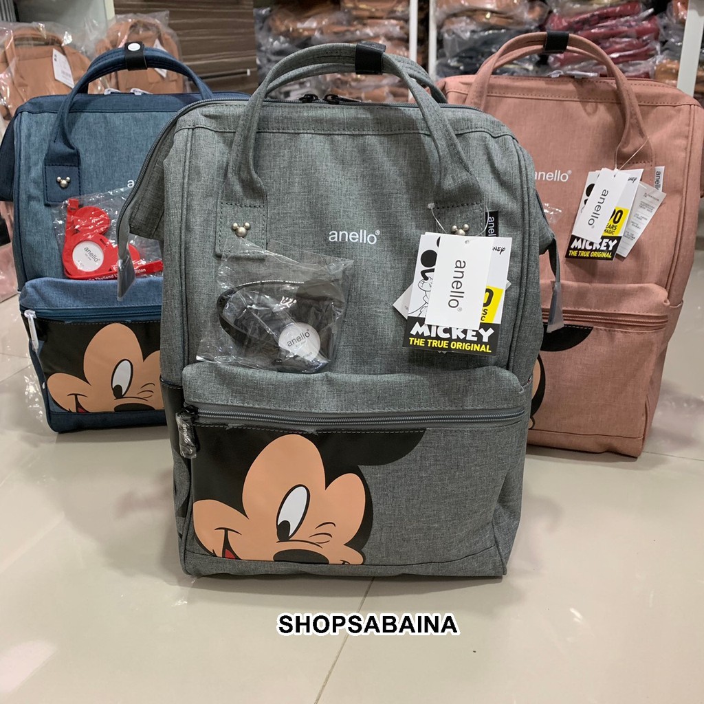 Anello Disney Mickey เป้สะพายหลัง ของแท้ 100% | Shopee Thailand
