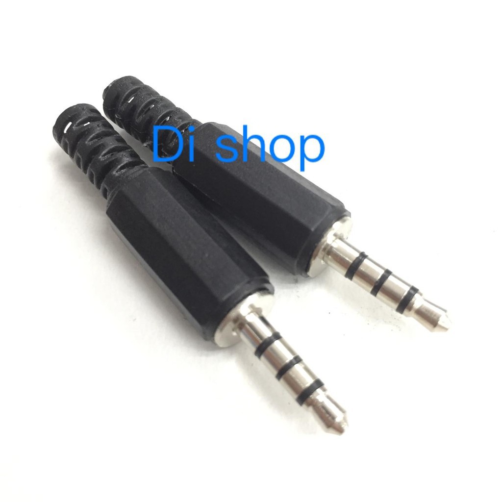 2 ชิ้น NKE AUDIO ปลั๊ก 3.5mm 4 ขั้ว 3.5mm 1/8" Male Jack Plug Audio ...