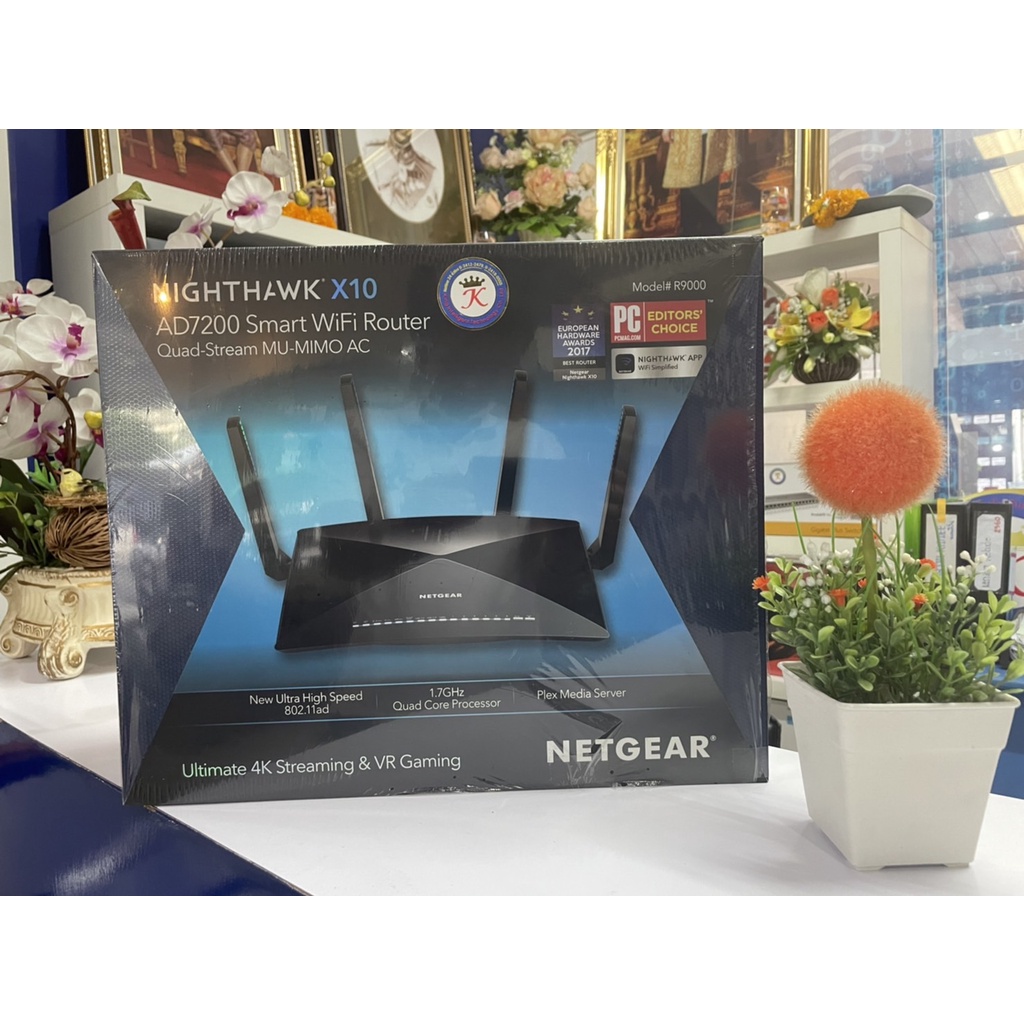Router NETGEAR (R9000) Wireless AD7200 Nighthawk X10 Smart WiFi ...