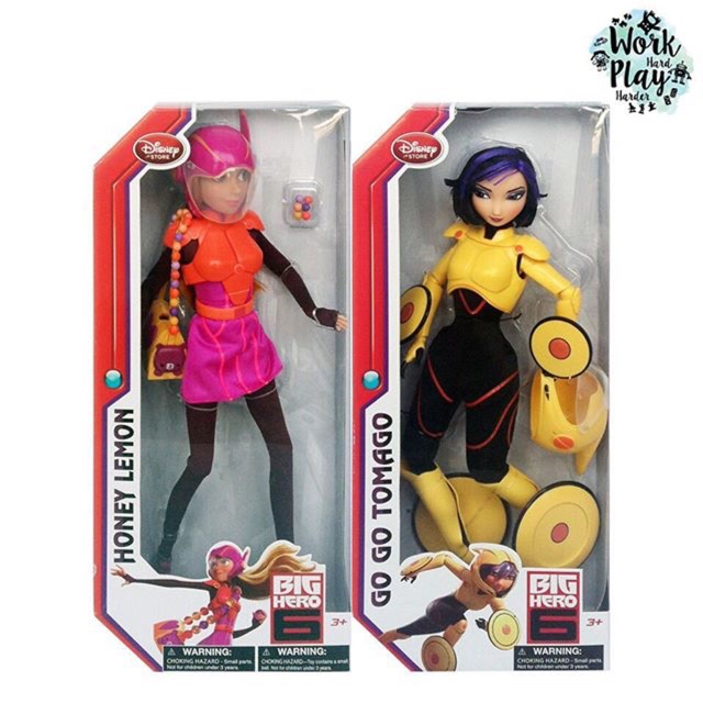 Disney Big Hero 6 Honey Lemon & Go Go Tomago Doll ดิสนีย์ บิ๊ก ฮีโร่ 6 ...