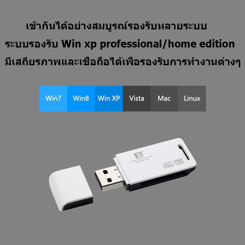 MGBB การ์ดรีดเดอร์ USB3.0 USB2.0 2 in 1 TF / SD ขนาดเล็ก 2-in-1 Card ...