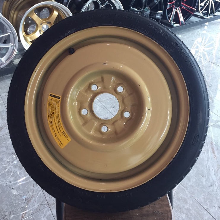 ยางอะไหล่ ยางรถยนต์/ล้ออะไหล่แท้ TOYO 5รู ขอบ15 T115/70D15 คุณภาพยางกับกะทะล้อ 100% | Shopee ...