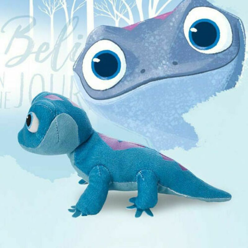 Fire Frozen 2 Spirit Salamander Plush Blue Lizard Toy Adventurers ...
