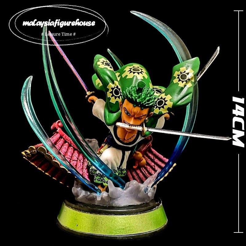 โมเดลฟิกเกอร์ ONE PIECE WCF RORORONOA ZORO Q VERSION COPY RESIN GK ...