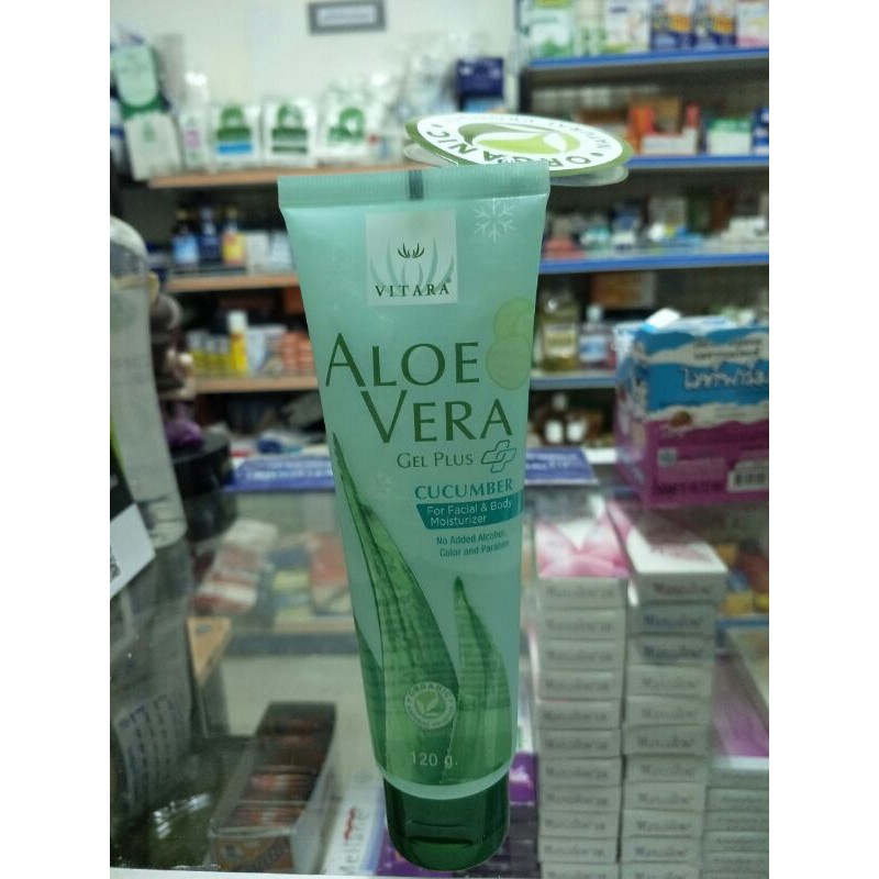 Aloe Vera Gel Vitara เจลว่านหางจระเข้ 120 กรัม Shopee Thailand