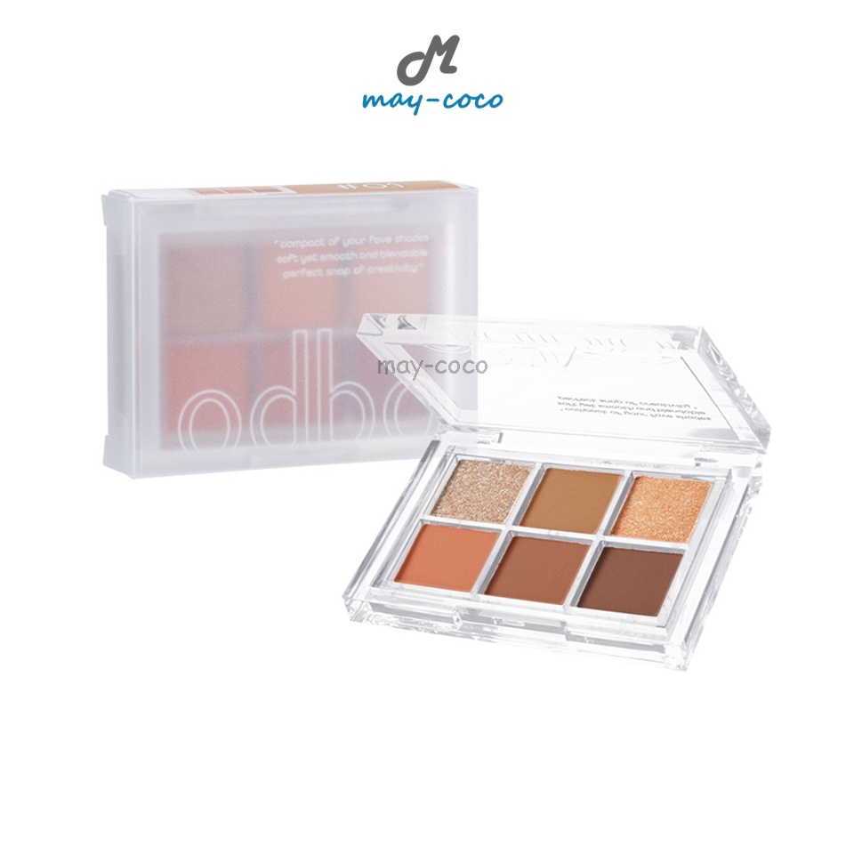 ถูก/แท้/มีไลฟ์ (มีสีใหม่) พาเลทท์ ODBO Signature Eyeshadow Palette พาเล ...