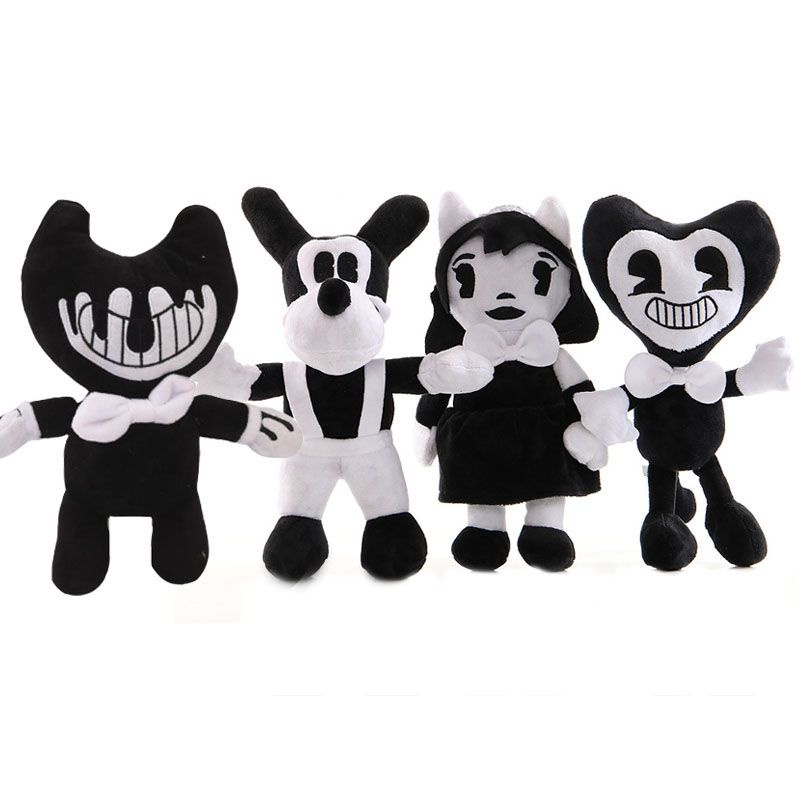 New Bendy Cartoon Plush Toys Bandy Games Character Soft Stuffed Animals ...