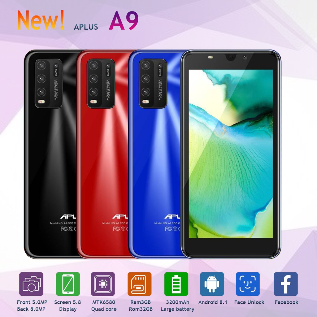 APLUS A9 (Ram 3 Rom 32 GB) จอกว้าง 5.8 รับประกันตัวเครื่อง 1 ปี ...