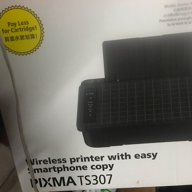 Canon PIXMA TS307 เครื่องปริ้นส์ มีสีมีหัวครับ | Shopee Thailand