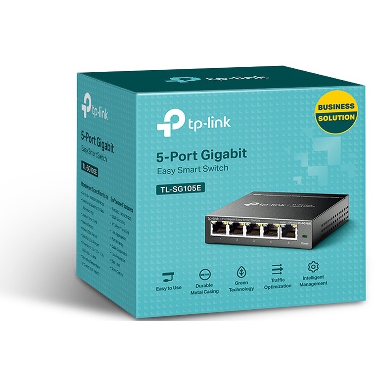 TP-LINK TL-SG105E 5-Port Gigabit Easy Smart Switch | Shopee Thailand