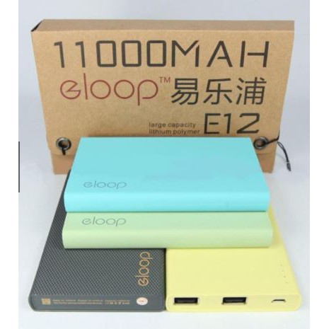 Eloop E12 ของแท้ แบตสำรอง 11000 mAh | Shopee Thailand