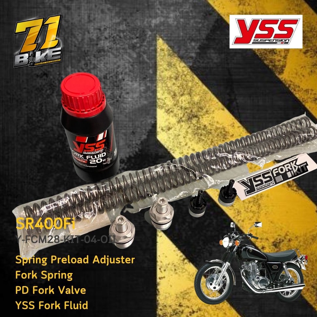 YSS SR400 SR500 โช๊คหน้า โช๊คหลัง กันสะบัด 71Bike | Shopee Thailand
