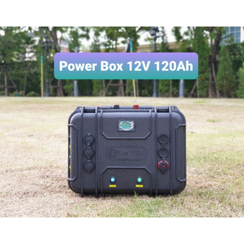 [ ผ่อน 0% ] Smart Power Box Camping ชุดแบตเตอรี่พกพา 12V 120Ah | Shopee ...