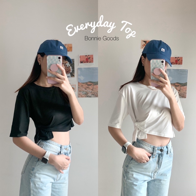 Bonnie Goods|Everyday เสื้อเบสิคครอบท็อป | Shopee Thailand