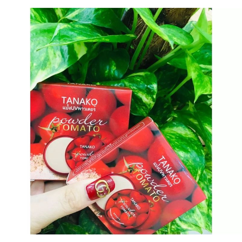 แป้งUVพาวเดอร์ สูตรมะเขือเทศ TANAKO UV POWDER TOMATO | Shopee Thailand