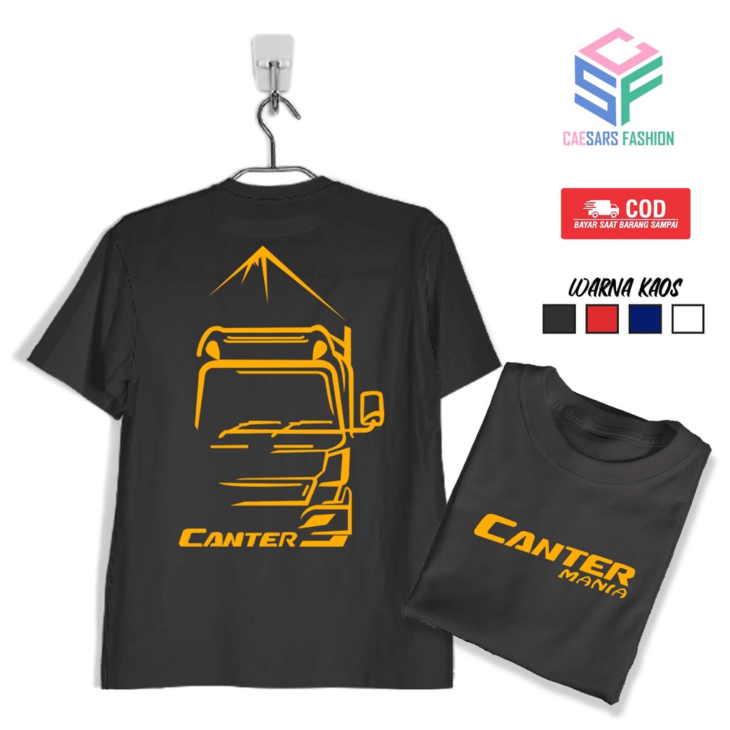 เสื้อยืดรถบรรทุก - Canter Mania - เสื้อยืดไดรเวอร์ - 01 | Shopee Thailand