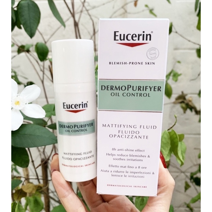 Eucerin DermoPurifyer Oil Control Mattifying Fluid 50ml. | Shopee Thailand
