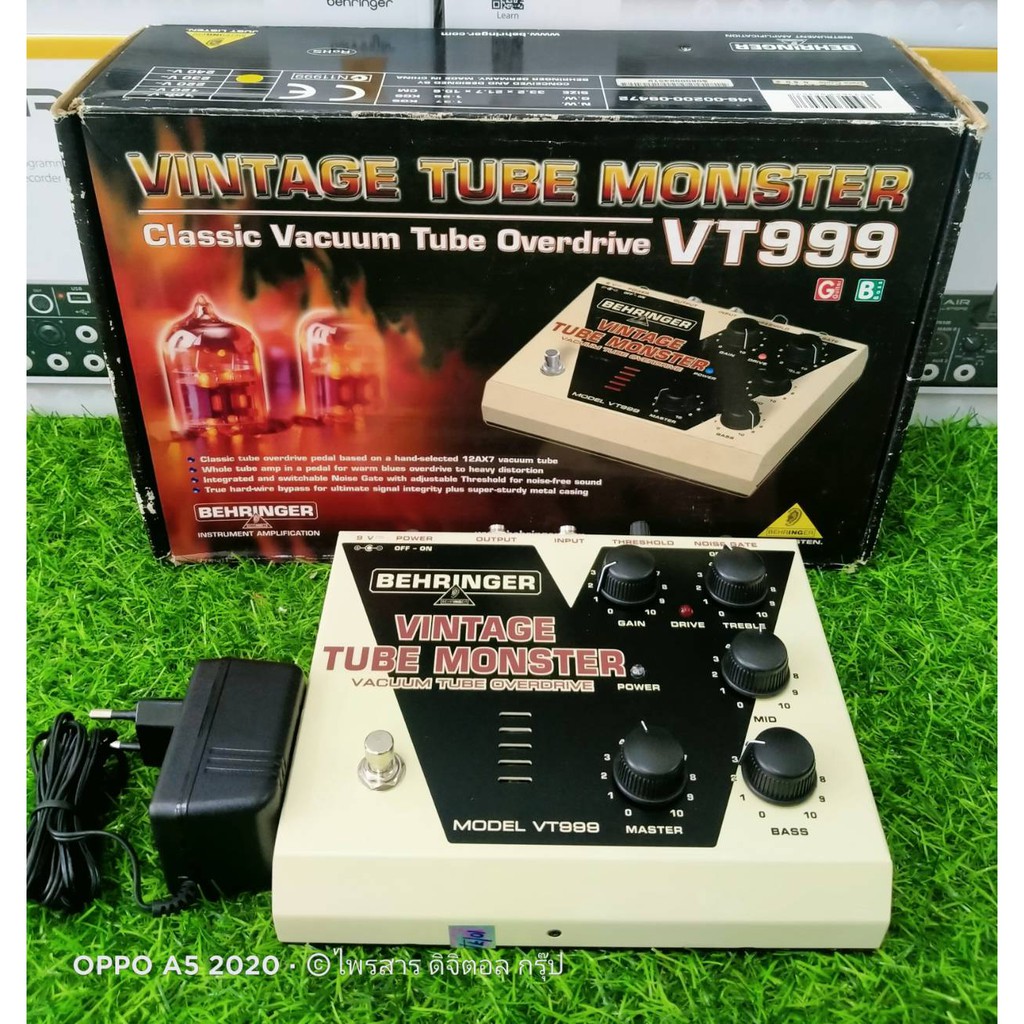VINTAGE TUBE MONSTER VT999 เอฟเฟ็คกีตาร์ที่ให้เสียง Overdrive | Shopee ...