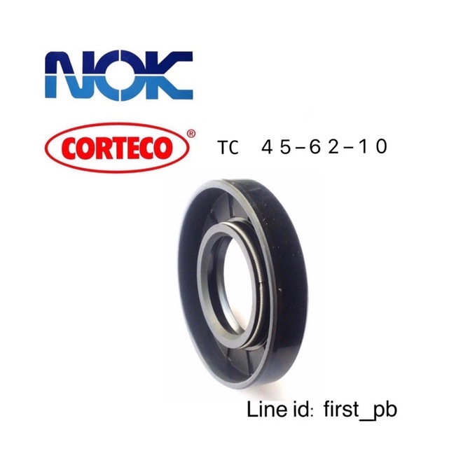 oil seal ซีลยาง/ซีลนำ้มัน TC 45-62-10 NOK (1ชิ้น) | Shopee Thailand