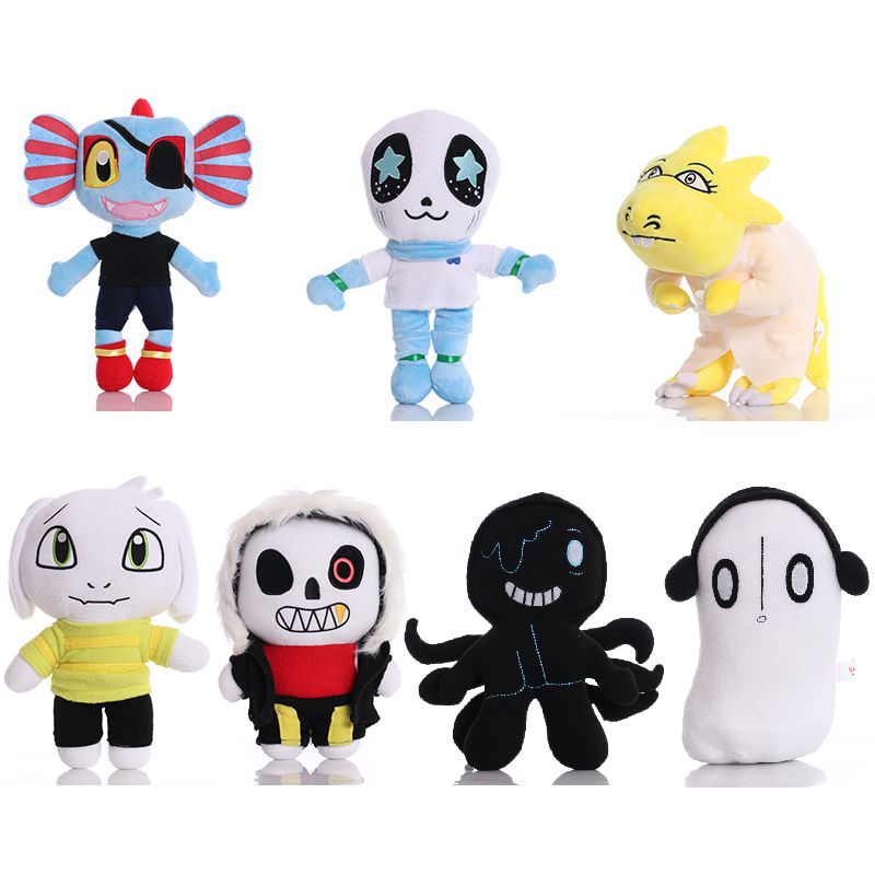 Undertale ตุ ๊ กตา Plush Sans Sunflower Chara Ariel Lancer ตุ ๊ กตาของ ...