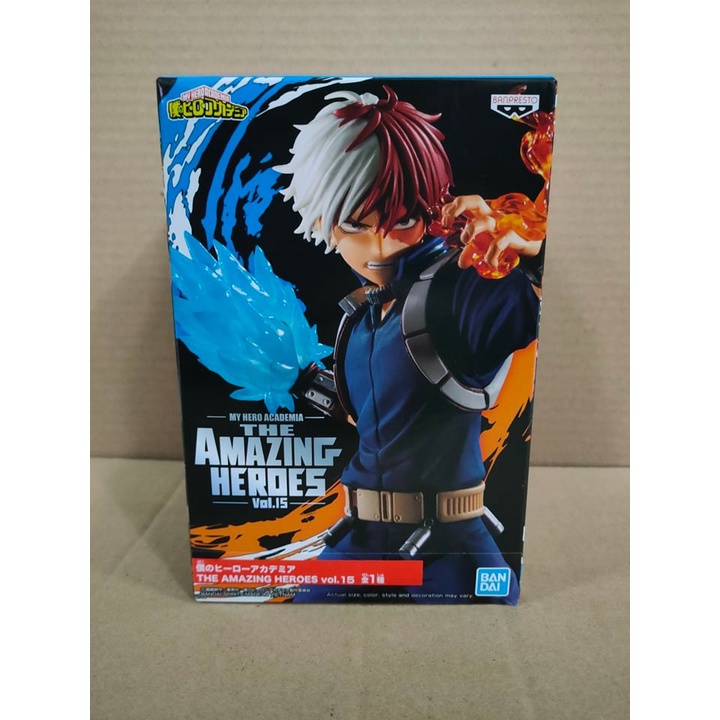 ฺฺBANPRESTO MY HERO ACADEMIA THE AMAZING HEROES VOL.15 (Shoto) | Shopee Thailand