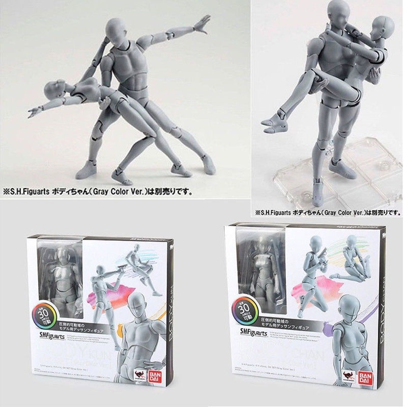 SHF Body Kun Action Figure PVC Body-Chan DX ตุ๊กตาของเล่นรูป Play Art ...