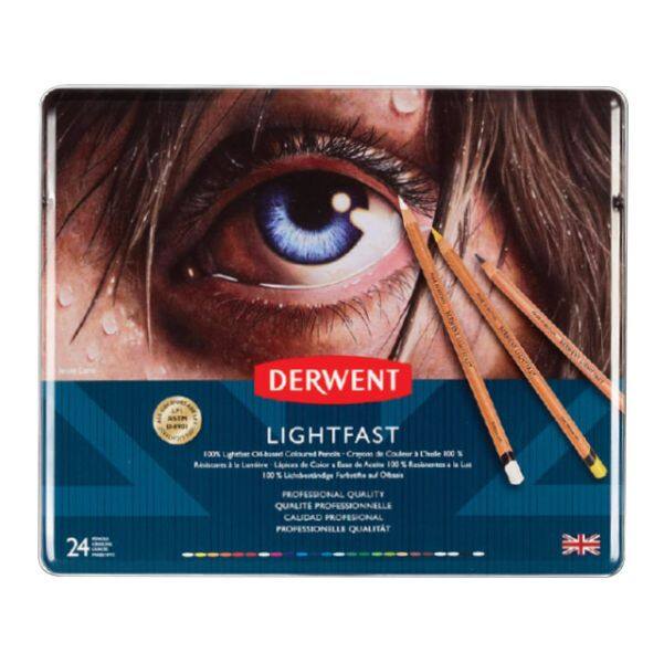 DERWENT LIGHTFAST SET ชุดสีไม้ ดินสอสี ดินสอสีไม้ แท่งยาว 24,36 สี ...