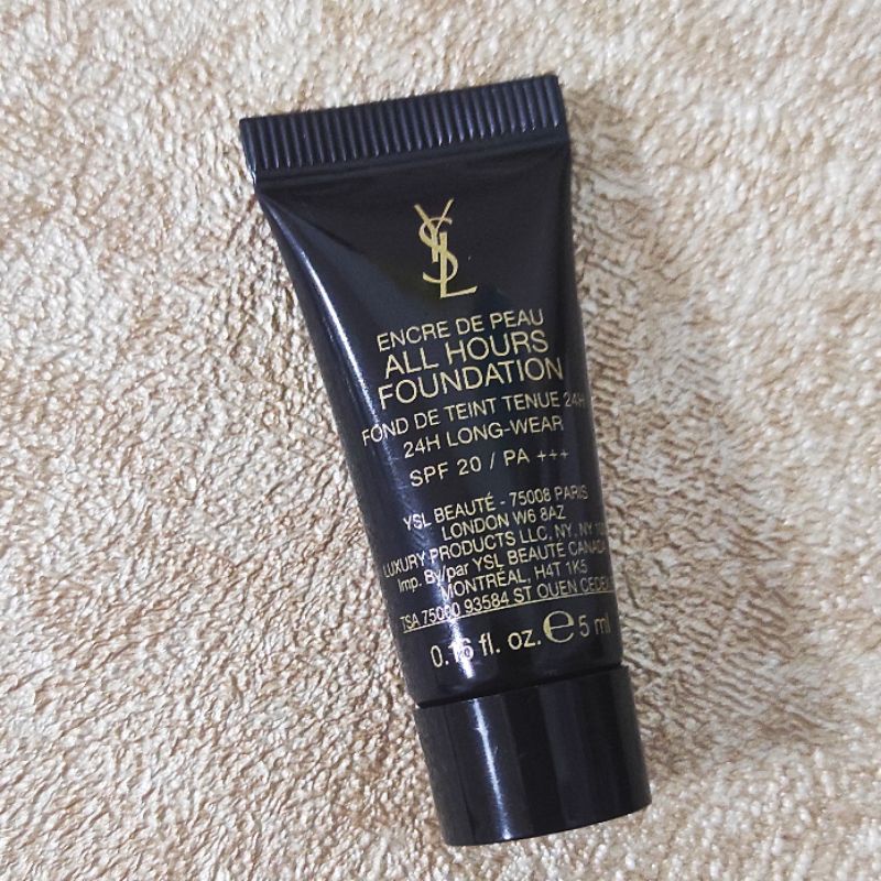 รองพื้น ysl ALL HOURS FOUNDATION (B20) 5 ml ของแท้ 100 % (ซื้อจาก Central) | Shopee Thailand