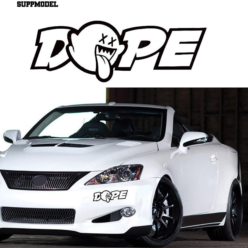 ⏲Dope น่ารักแก่นแก้ว Ghost Car Rear Trunk กระจกสะท้อนรูปลอกสติ๊กเกอร์ตก ...