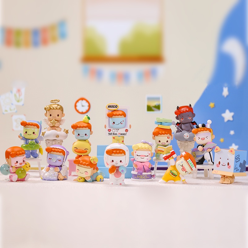 POPMART POPMART MIGO.mido Gemini Series Figure Blind box | Shopee Thailand