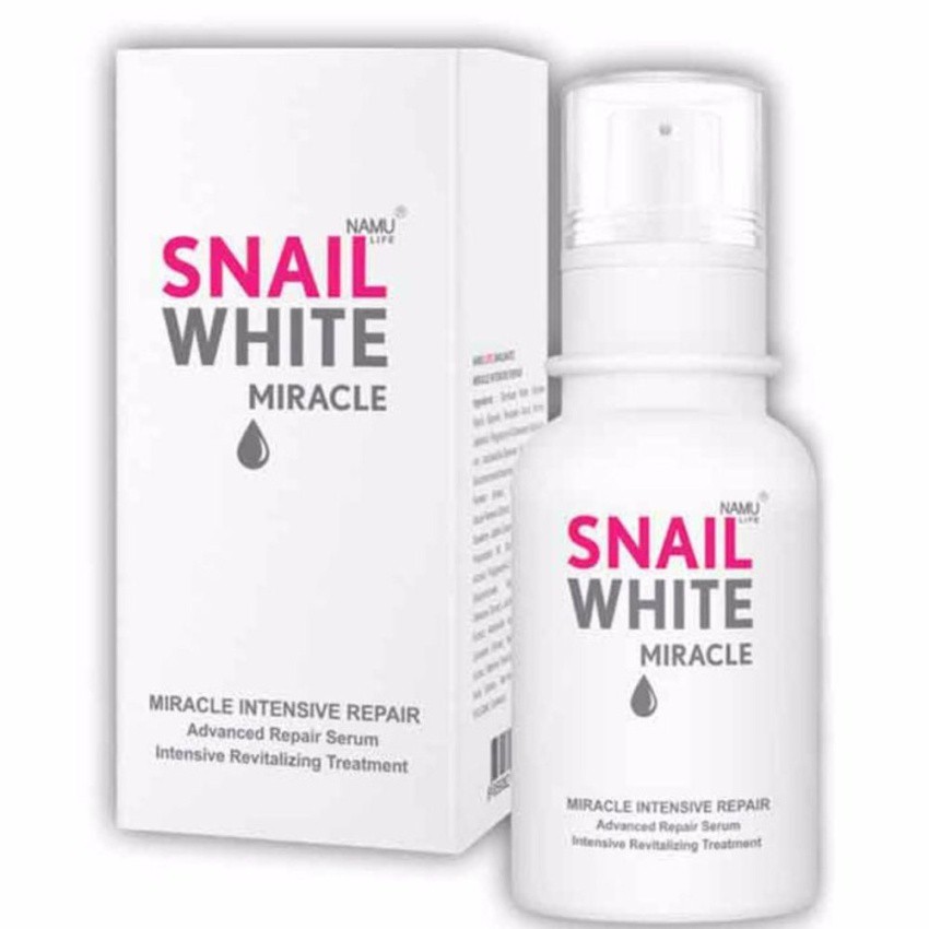 SNAIL WHITE MIRACLE INTENSIVE REPAIR 30ml. (1 ขวด) | Shopee Thailand
