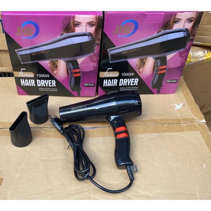 ถูกที่สุด!! JMF/CKL-6268 มีมอก. ไดร์เป่าผม พกพา 1000W ปรับแรงลมได้ 2 ระดับ ลมร้อน ลมเย็น สายยาว ...