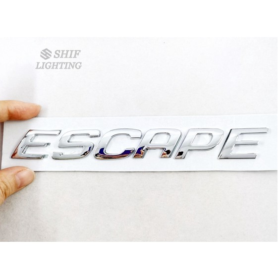 โลโก้ตัวอักษรแยก เอสเคป ฟอร์ด ESCAPE Logo Auto Trunk Lid Emblem Badge ...