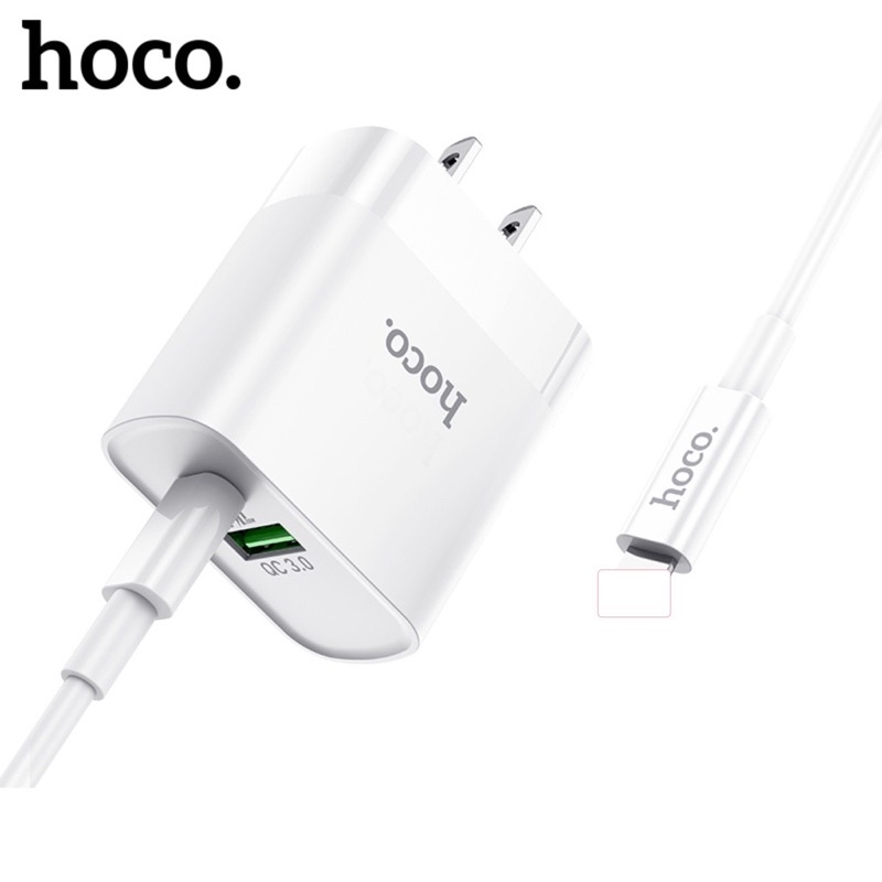 HOCO C80 ปลั๊กชาร์จพร้อมสายPD 20W Quick Charge 3.0 PD 3.0 สำหรับ Type-C ...