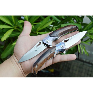 มีดแคมป์ pocket knife Foresail FS0906-M390 มีดสนาม เหล็ก M390 ใบ 3 ...