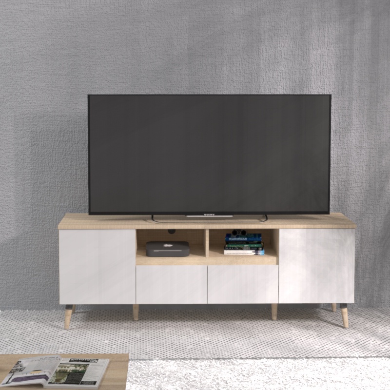 Inhome Furniture ชั้นวางทีวี W160xD40xH58 รุ่น TV-1663 Inhome Furniture TV-1663 TV Cabinet ...