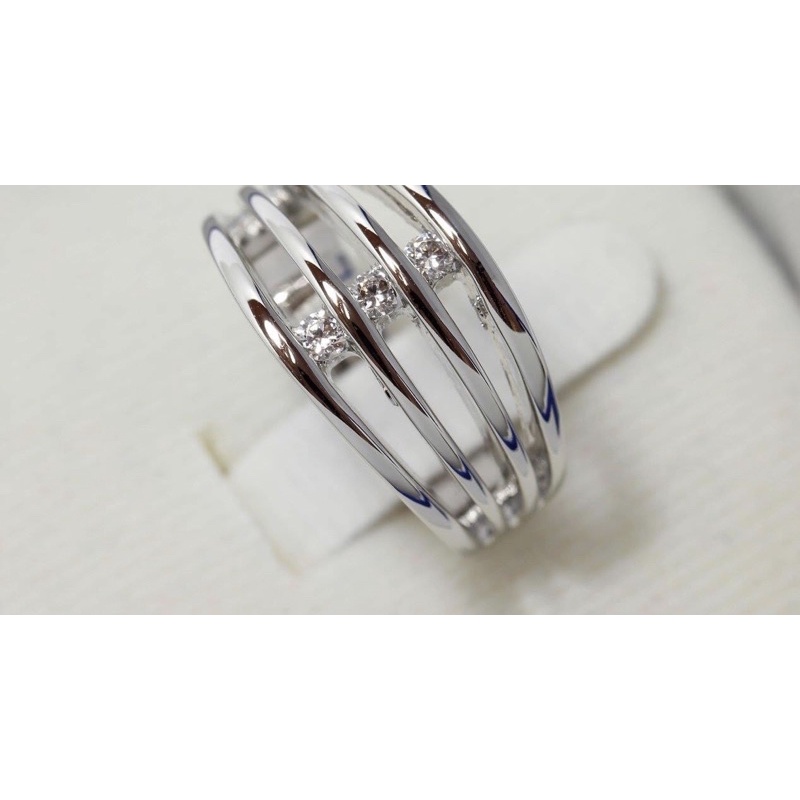 แหวนเคลือบทองคำขาว R-042 | Shopee Thailand