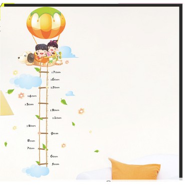 Wall sticker สติ๊กเกอร์ติดผนัง วัดส่วนสูง สติ๊กเกอร์วัดส่วนสูง ...