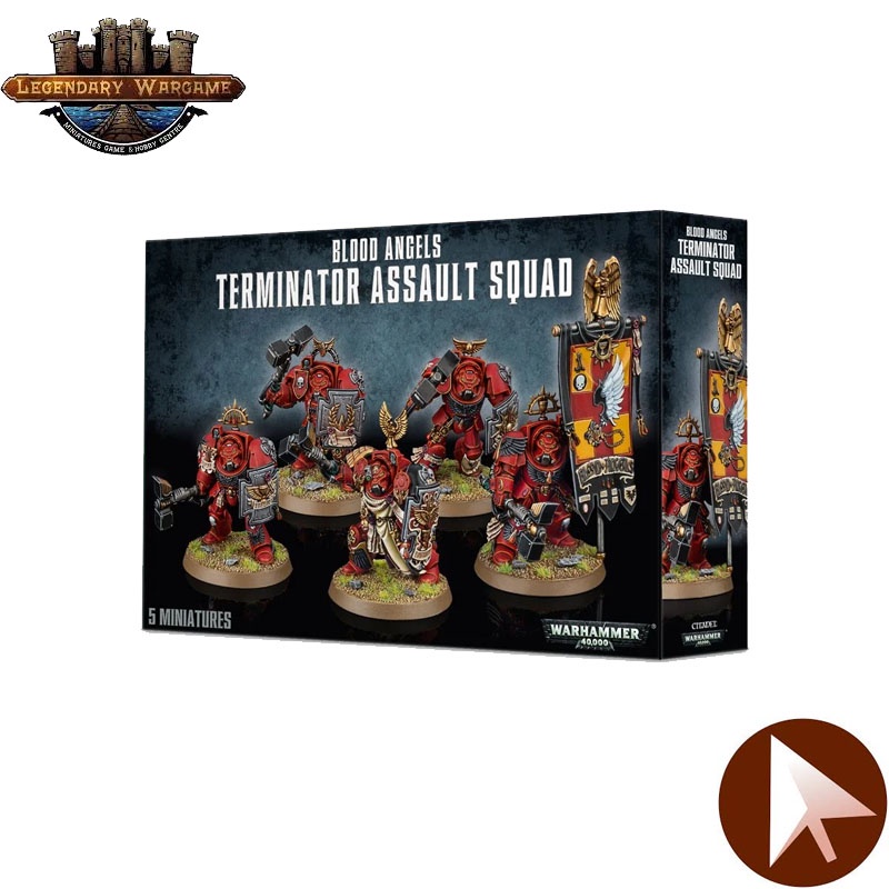 [DIRECT] WARHAMMER 40K: BLOOD ANGELS TERMINATOR ASSAULT SQUAD โมเดล ...