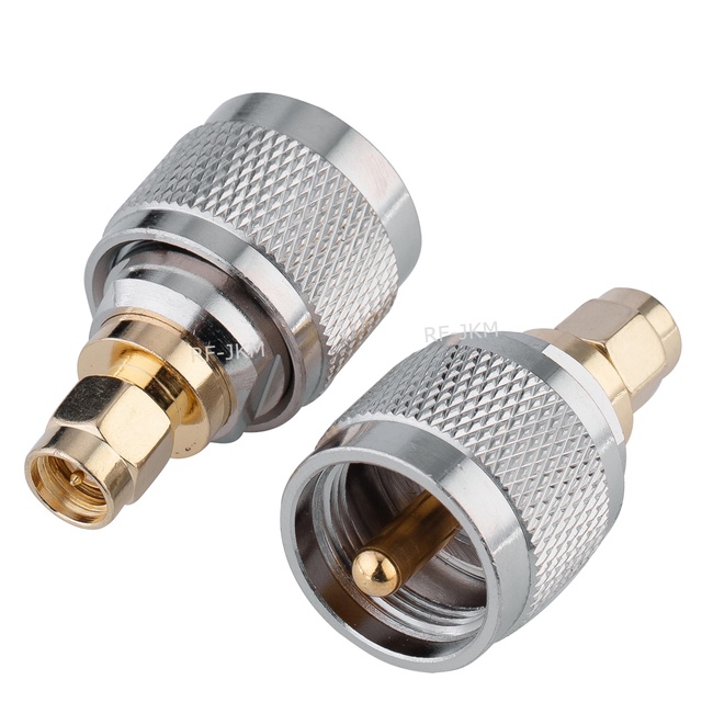 อะแดปเตอร์เชื่อมต่อ UHF PL259 SO239 to N UHF BNC SMA Male Plug & Female ...