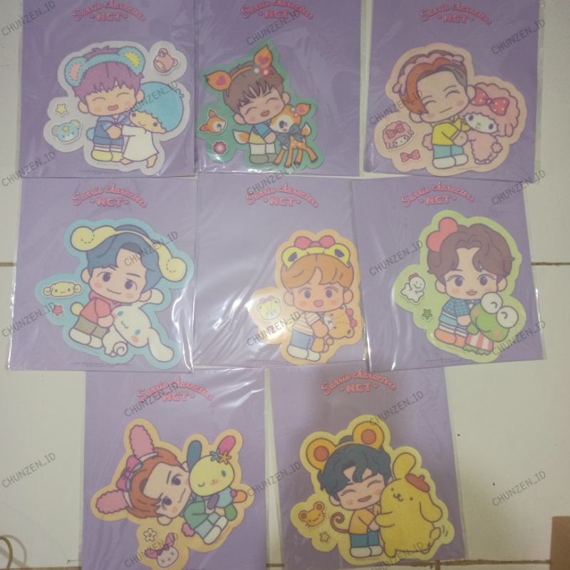แผ่นรองเมาส์ NCT X SANRIO RENJUN Antemg WIN SUNCHAIN JEAHYUN JAEHIN ...