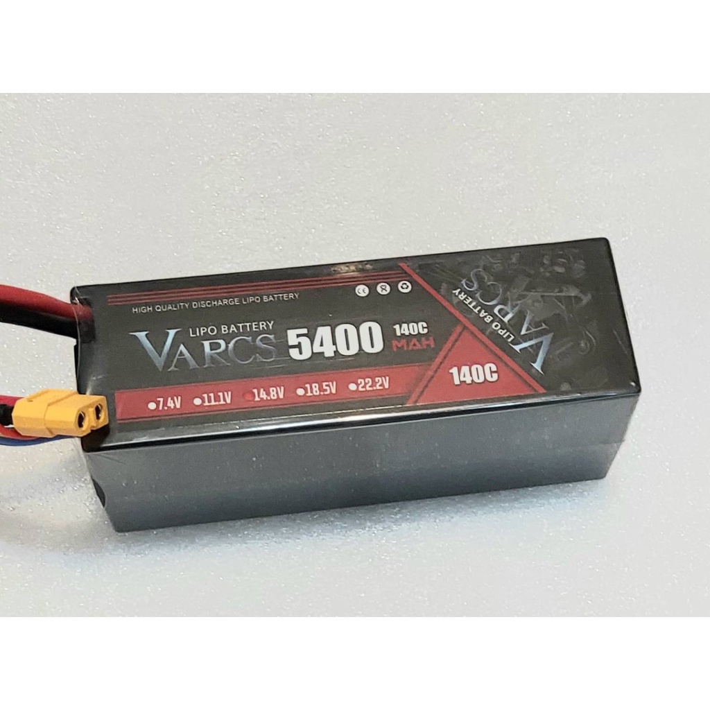 VARCS 5400MAh 140C/280C HardCase 7.4V(2S) / 11.1V(3S) / 14.8V(4S) แบตลิ ...