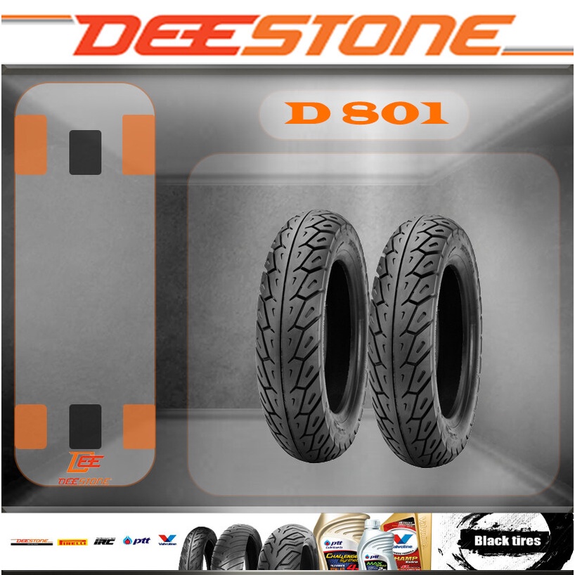 ยางนอก DEESTONE (ดีสโตน) D801 T/L ขอบ 10 ทุกขนาด | Shopee Thailand
