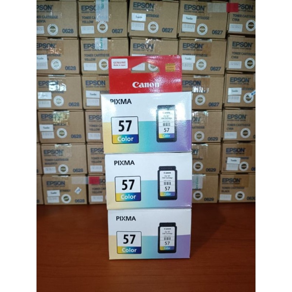หมึกพิมพ์ของแท้ Canon 57 ชุดสี | Shopee Thailand