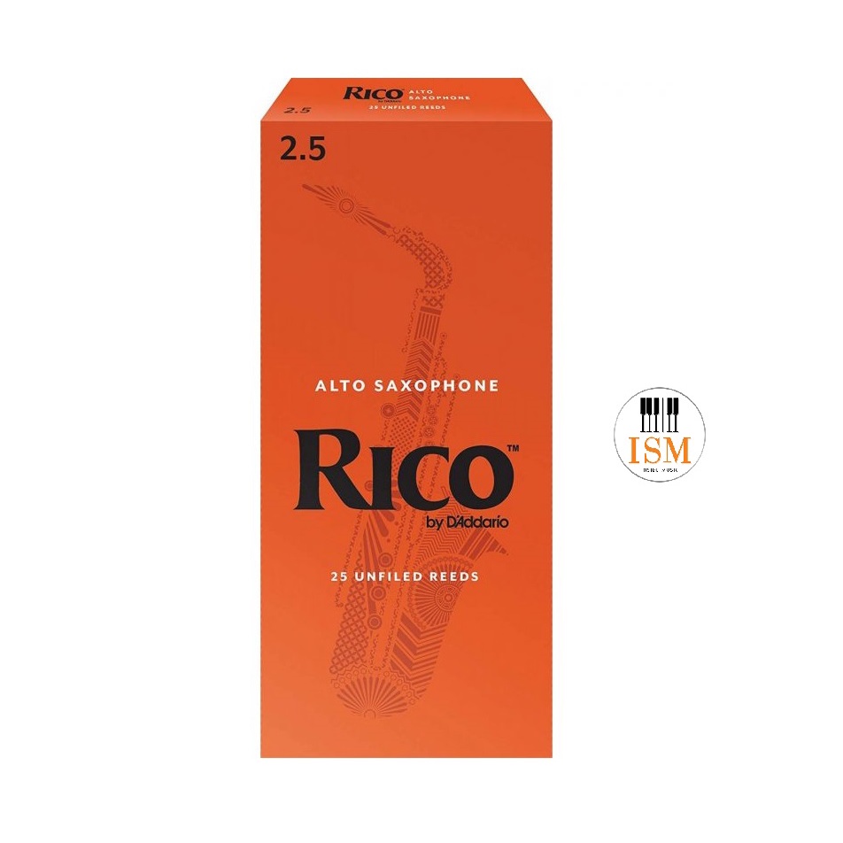 Rico ลิ้นอัลโต แซกโซโฟน กล่องส้ม Alto saxophone reeds orange box NO 2.5 ...