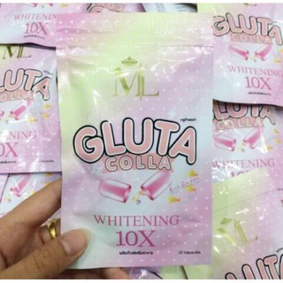 Gluta Colla Whitening 10X by ML กลูต้าคอลลาบายเอ็มแอล | Shopee Thailand